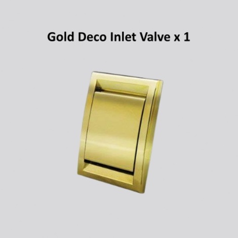 Gold Deco Inlet Valve x 1
