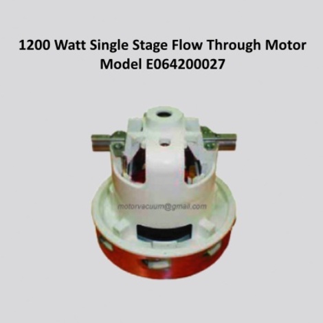 1200 Watt Single Stage Flow Through Motor Model E064200027