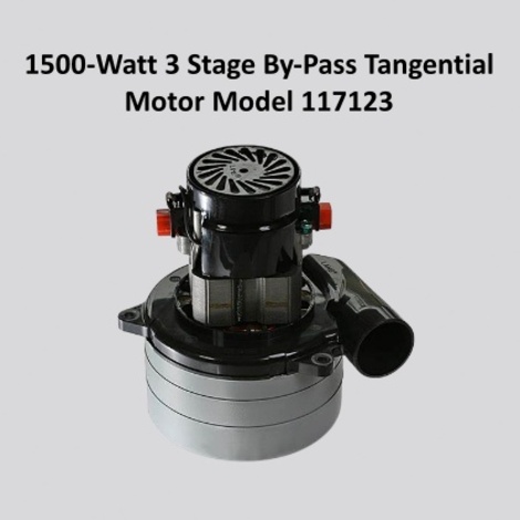 1500-Watt 3 Stage By-Pass Tangential Motor Model 117123