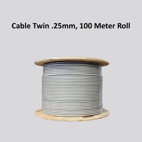 Cable Twin .5mm, 100 Meter Roll